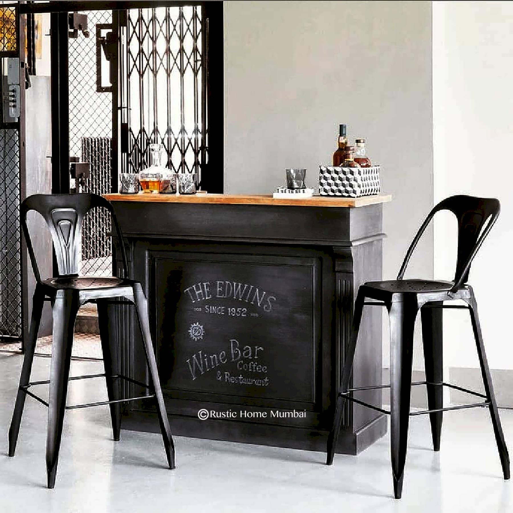 Kaylee Home Bar Counter – Rustic Home