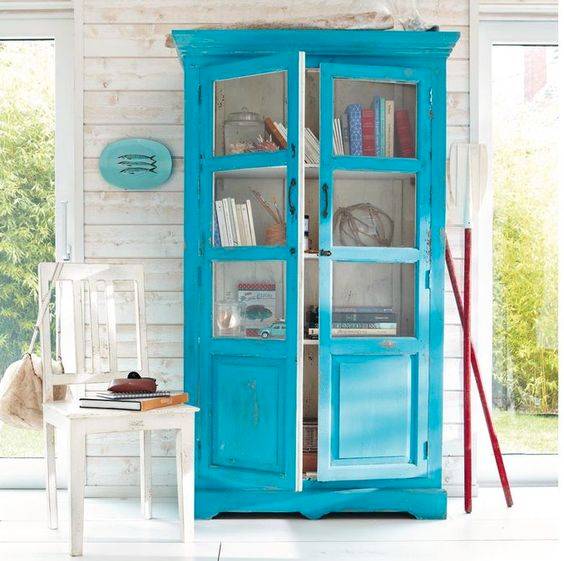 Keemora Book Cabinet – Rustic Home